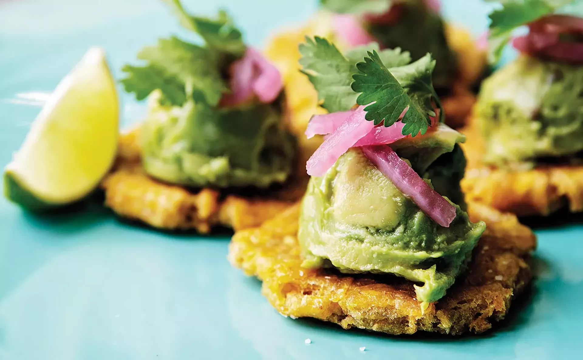 Mayo Ketchup's Tostones con Aguacate (Twice Fried Green Plantains with ...