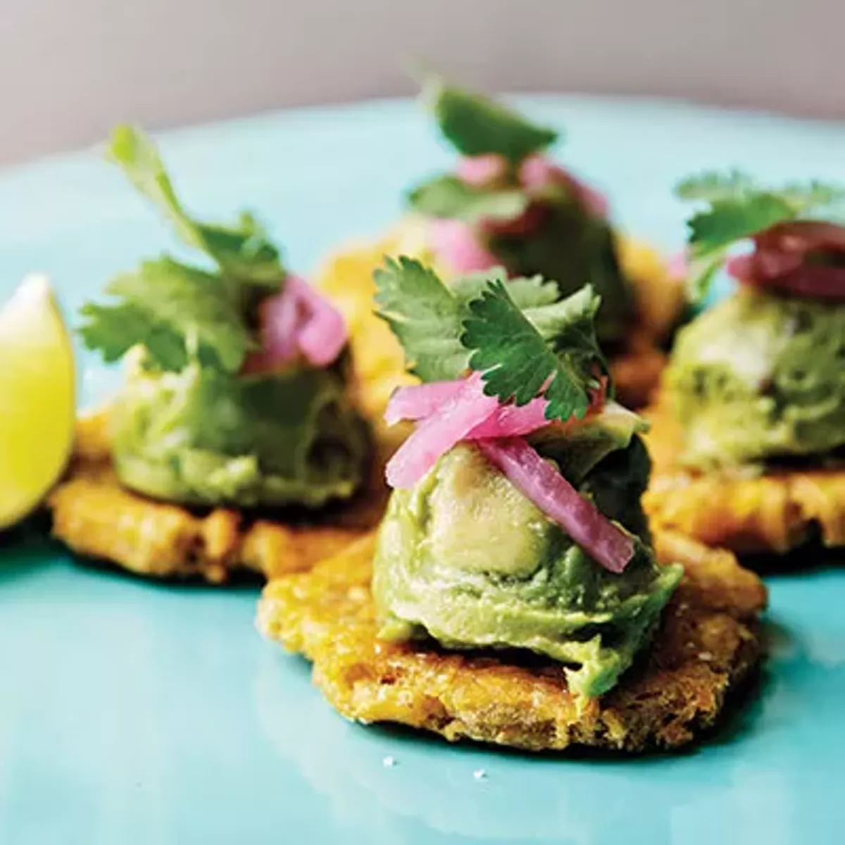 Mayo Ketchup's Tostones con Aguacate (Twice Fried Green Plantains with ...