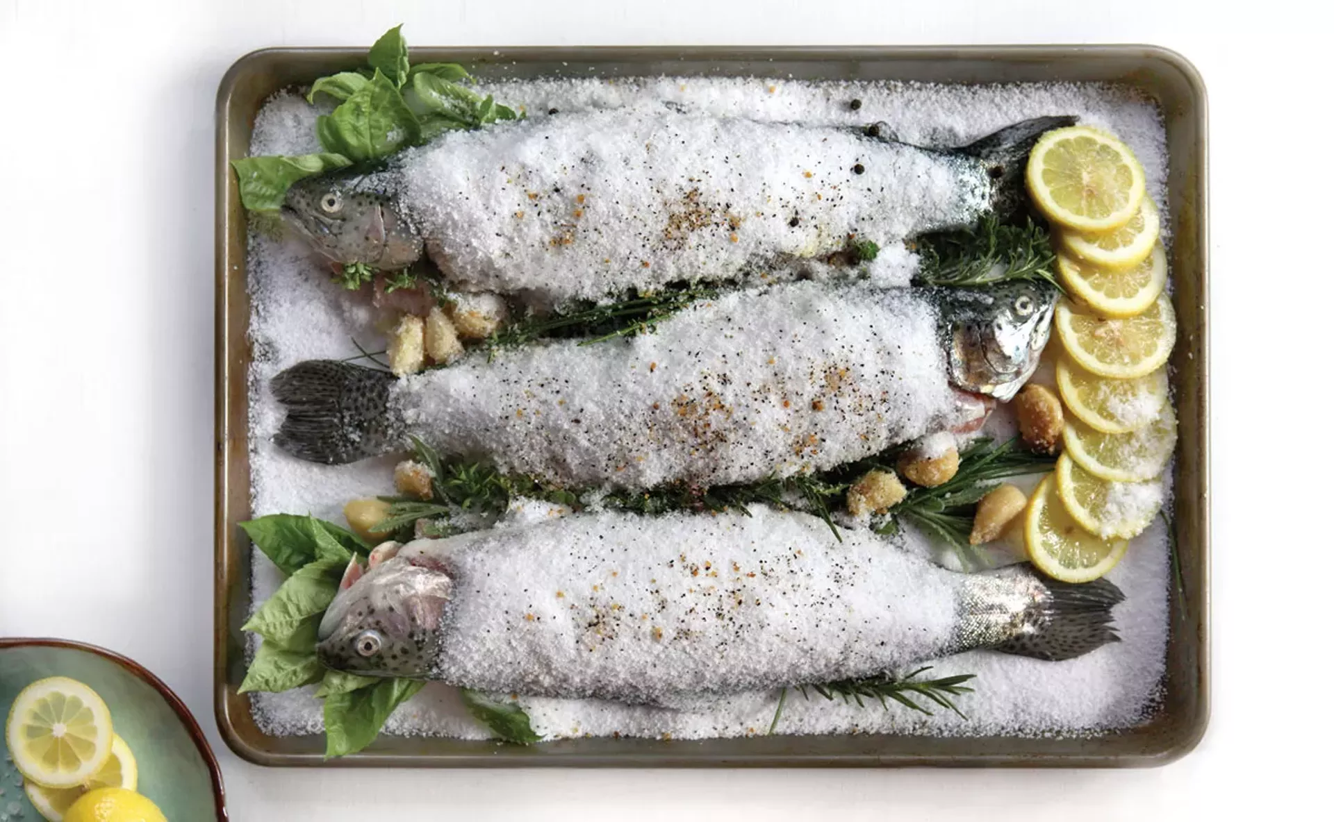Trout Roasted in Salt, Italian Fisherman-Style